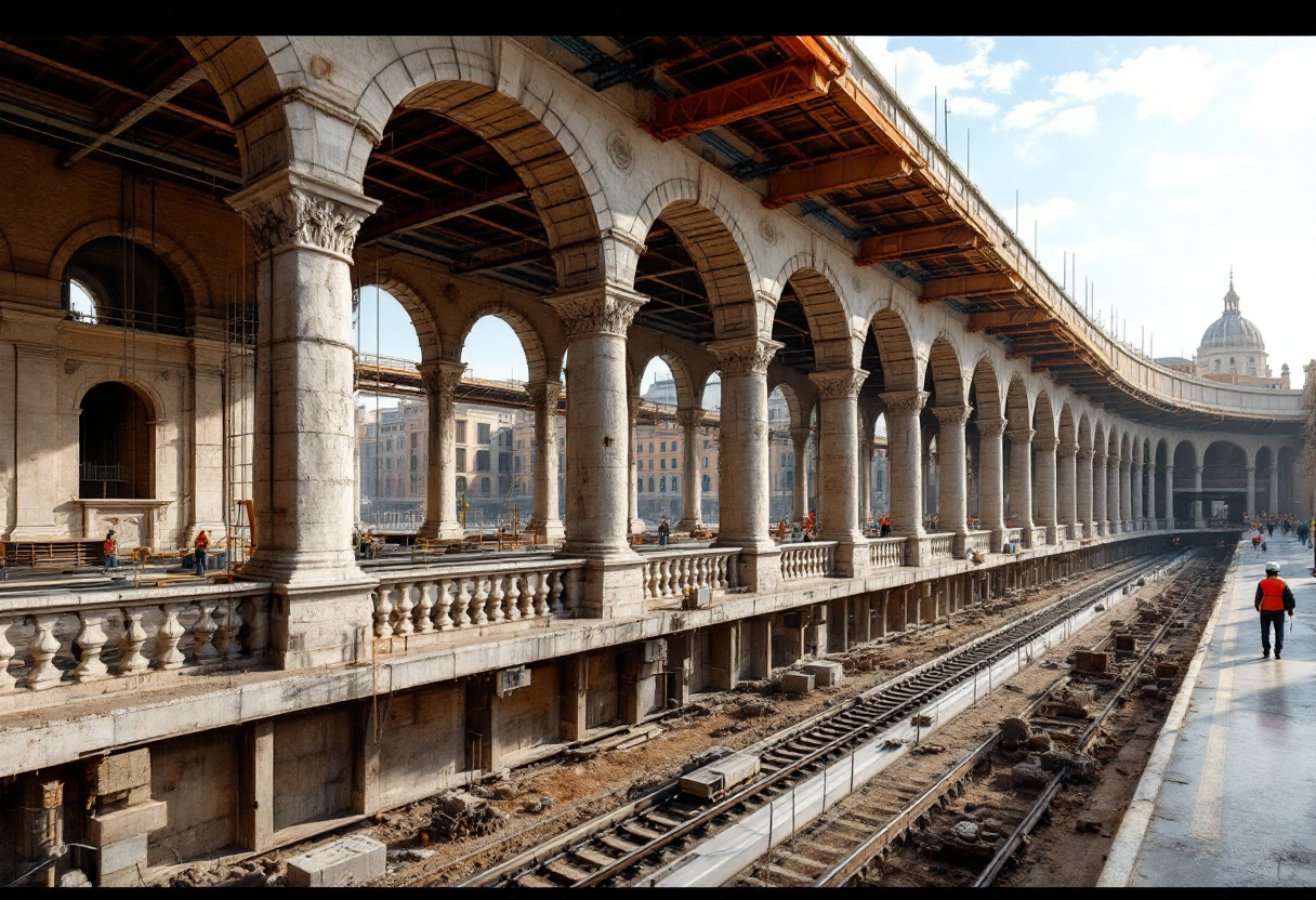 Stazione Colosseo/Fori Imperiali: completamento e apertura imminente
