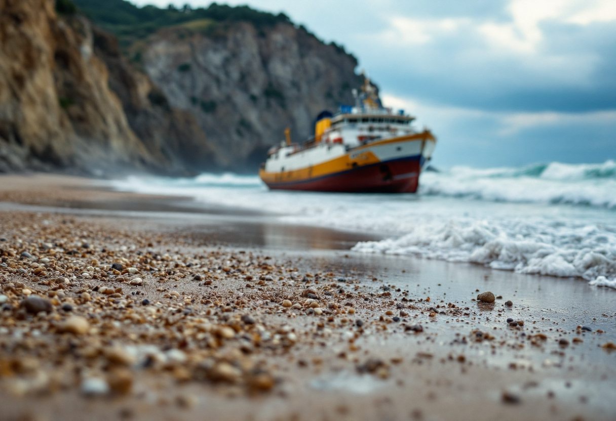 Nave Guang Rong a Marina di Massa: recupero e sicurezza balneare