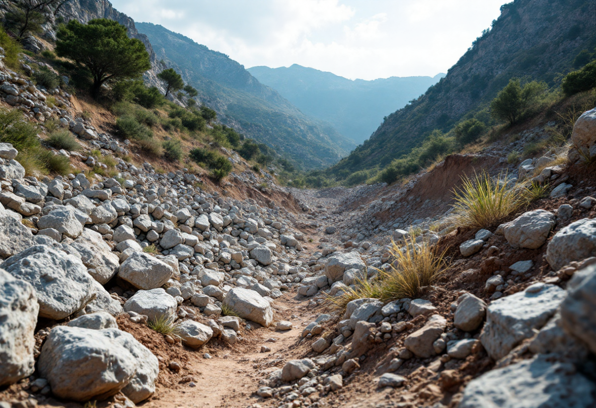 Controlled demolition in Taormina for safety and development